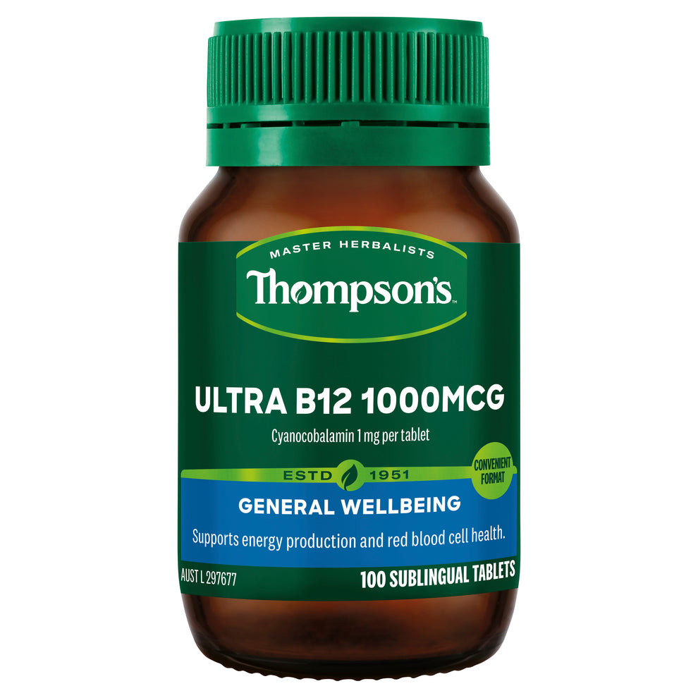 Thompson's Ultra B12 1000mcg 100 Tablets – Thompsons